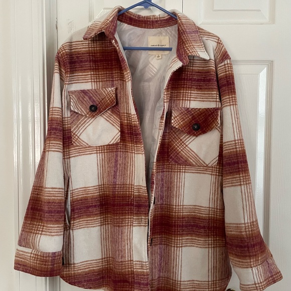 Thread & Supply | Jackets & Coats | Thread Supply Flannel Jacket | Poshmark
